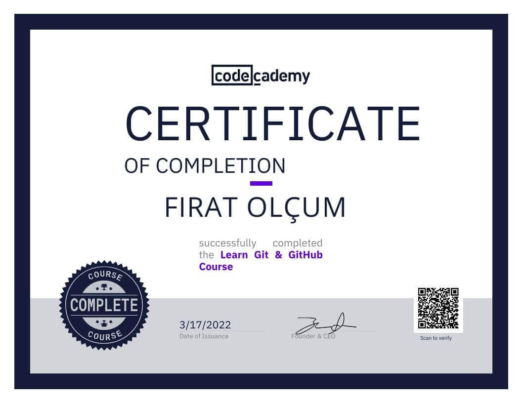 Fırat Olçum - Portfolio Web Page